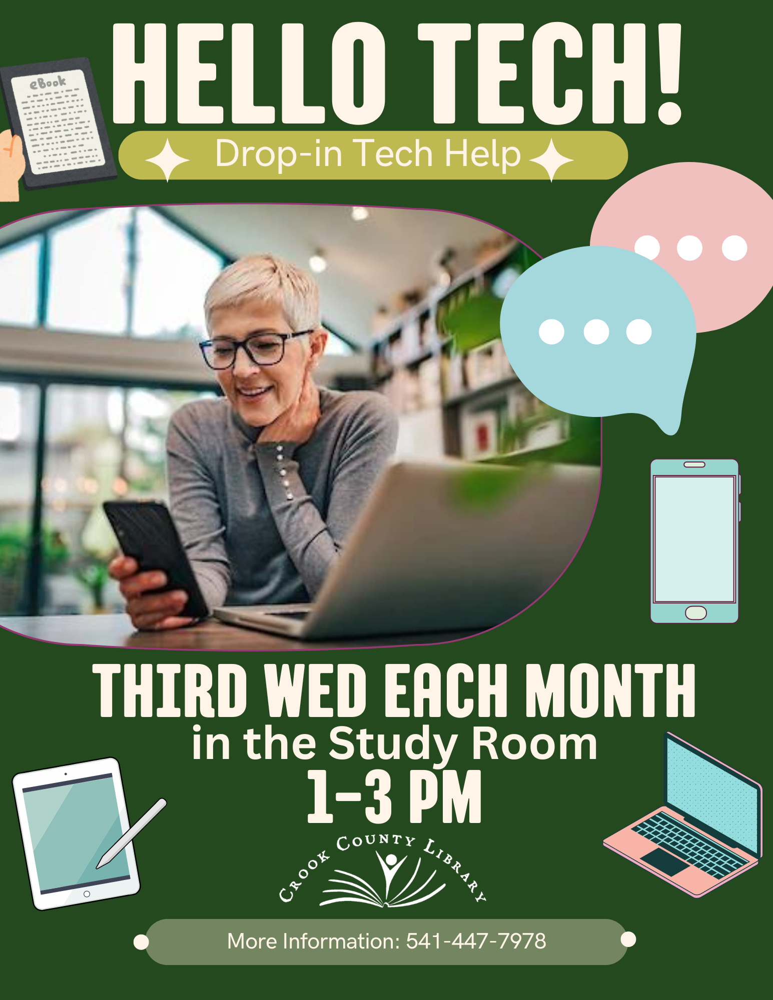 Sign-up for one-on-one computer help with a librarian | Crook County Oregon