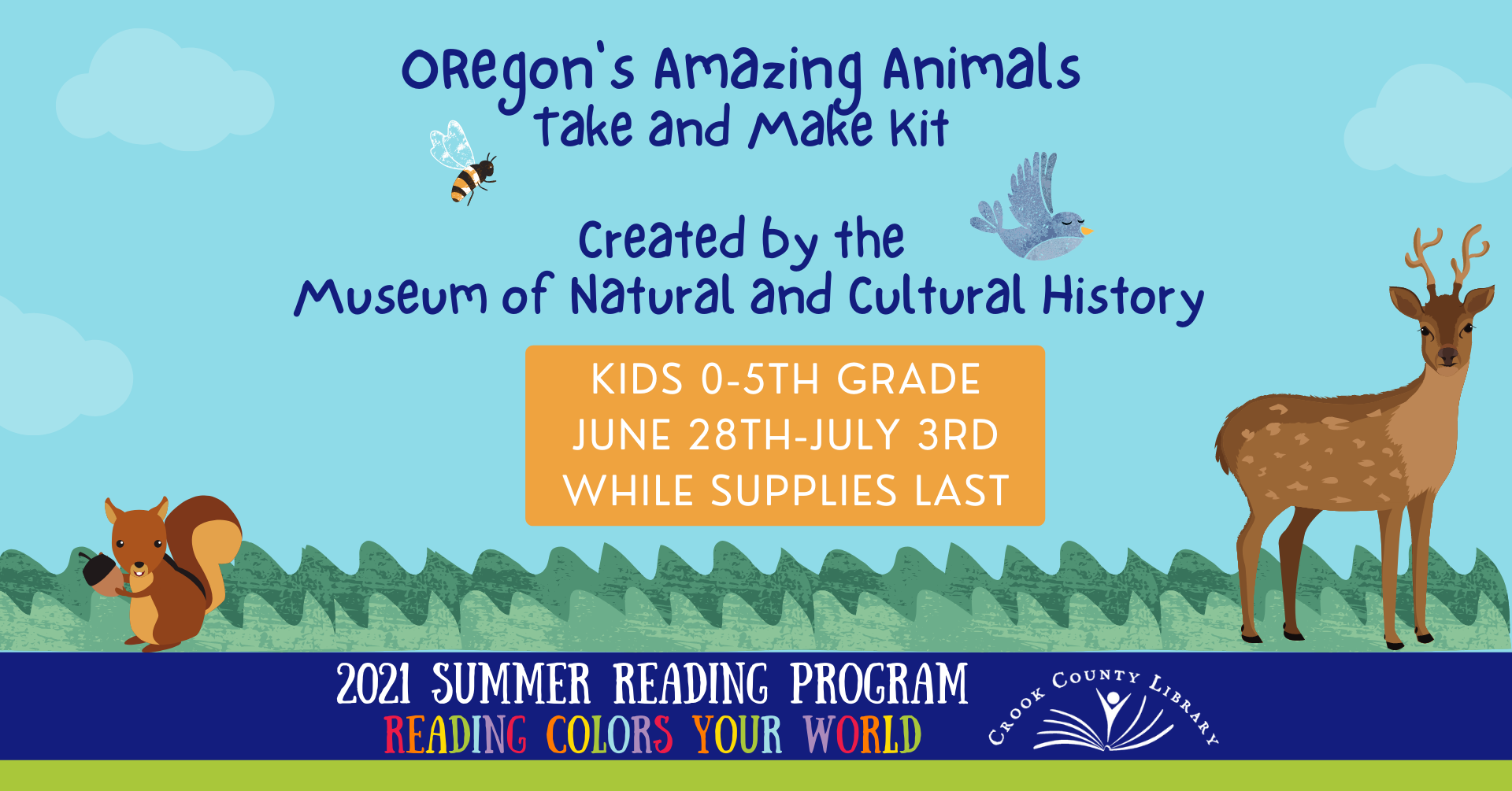 2021 Kids Summer Reading Program: Oregon's Amazing Animals Make and ...