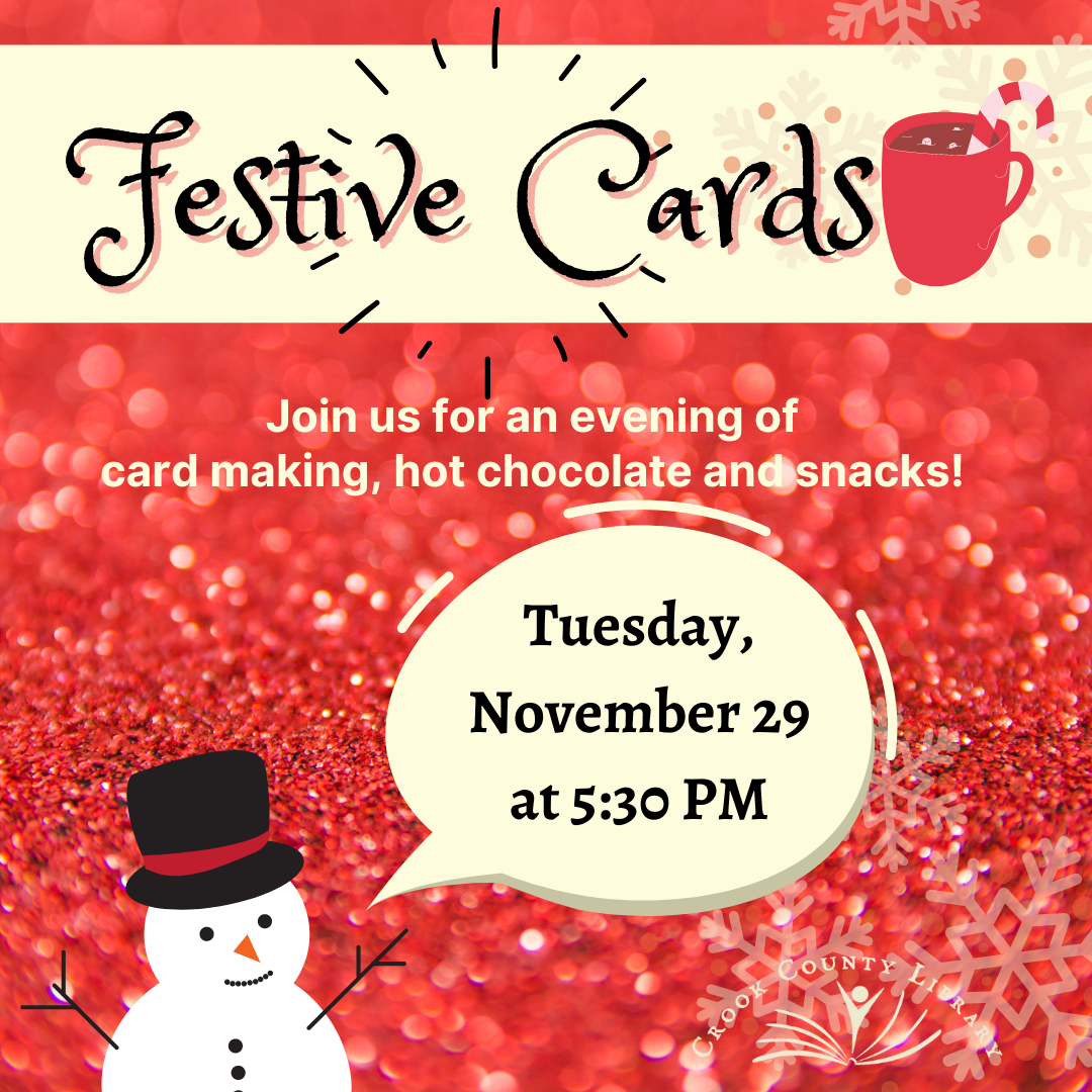 Adult Program: Festive Card Making | Crook County Oregon