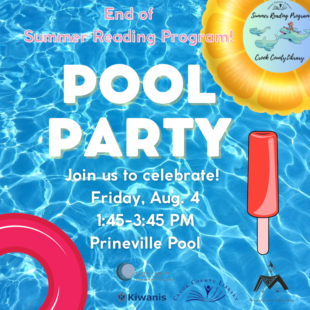 All Age: End of Summer Reading Pool Party | Crook County Oregon