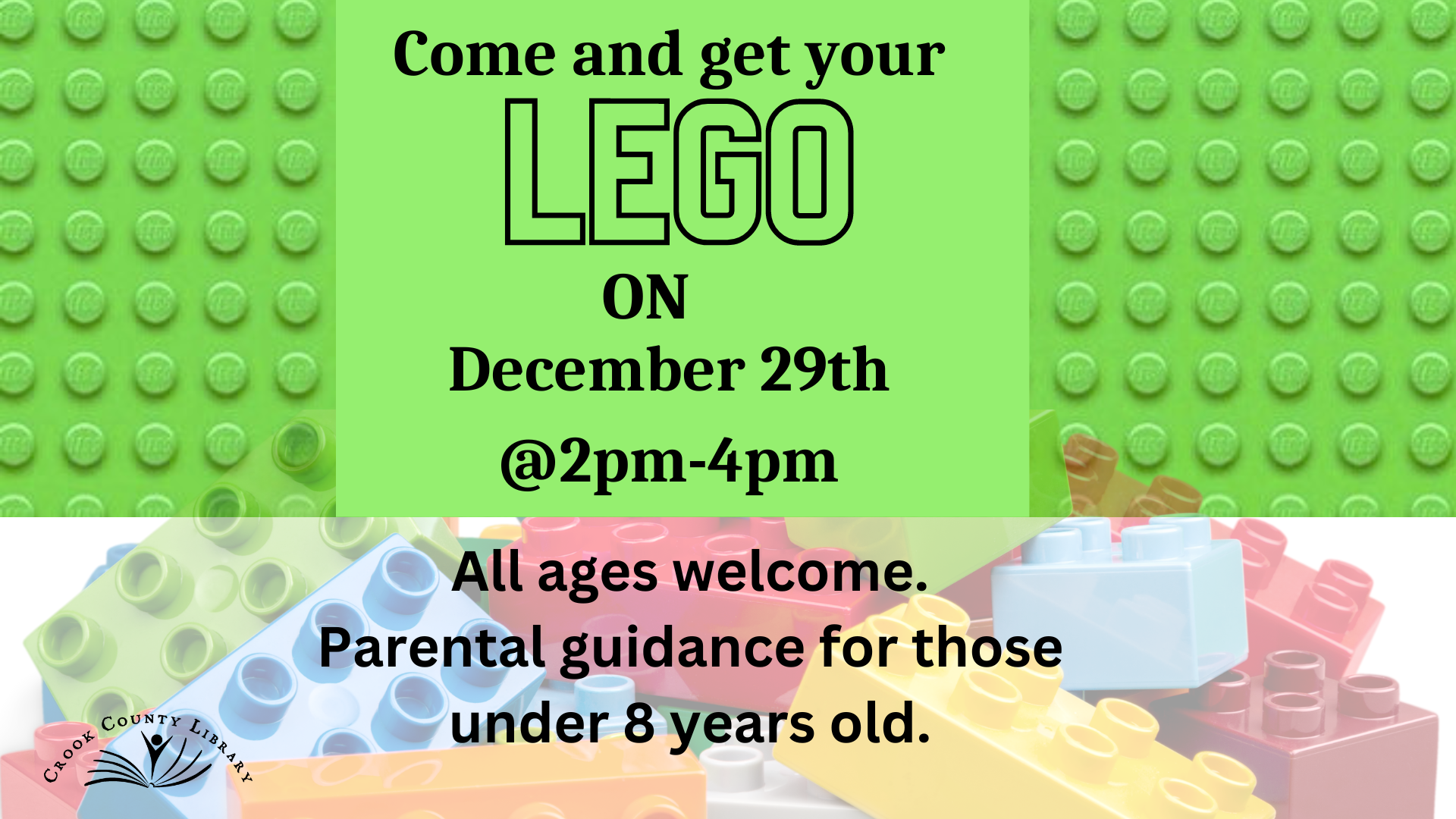Children's Program: LEGOS! | Crook County Oregon