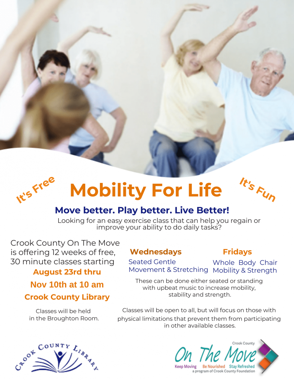 Adult Program: Mobility for Life | Crook County Oregon