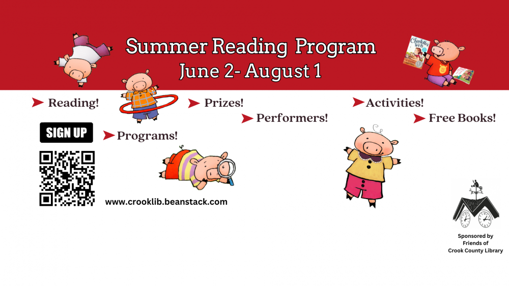 Summer Reading Program 2025 | Crook County Oregon